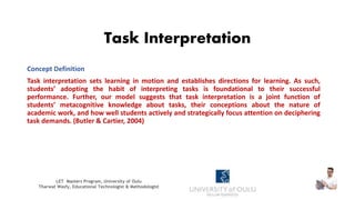 Self-Regulated Learning - Assignment 3 - Solo Task | PPT