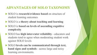 Solo taxonomy | PPTX