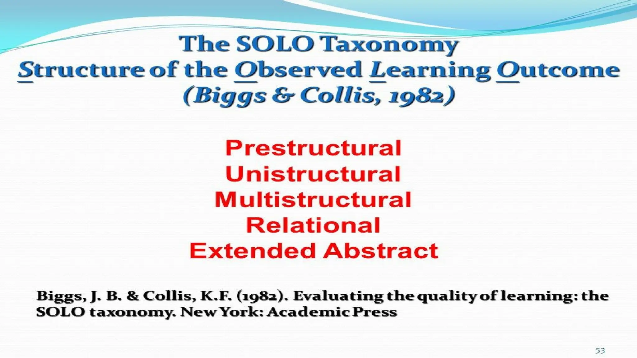 Solo taxonomy of educational objectives.pptx