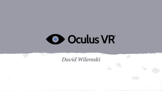 Oculus VR | PDF
