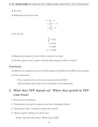 Solow growth model wifh maths | PDF