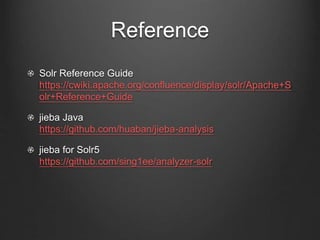 Introduction to Apache Solr5 | PPT