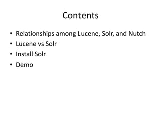 Solr installation | PPTX