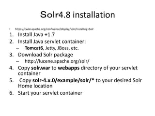 Solr installation | PPT