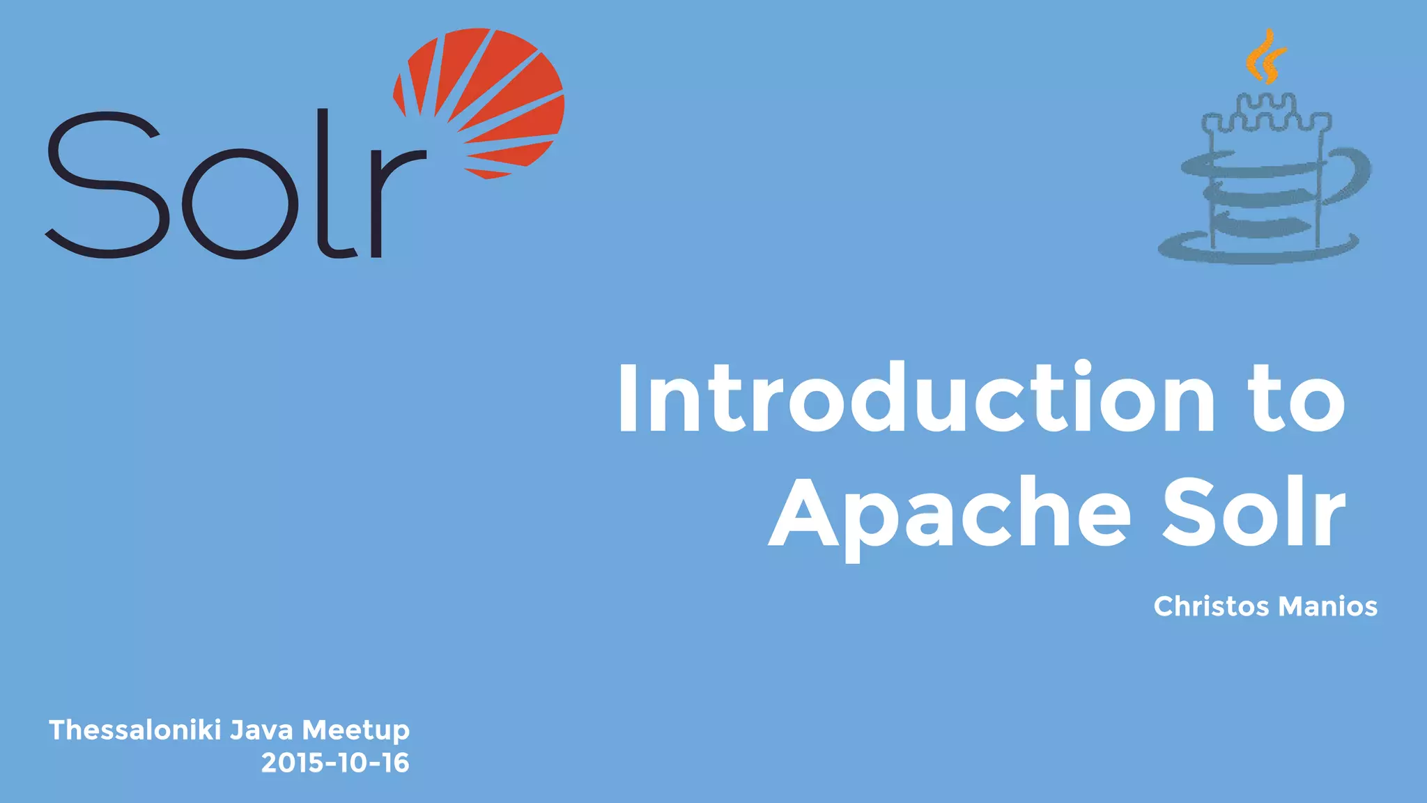 Introduction to Apache Solr | PDF