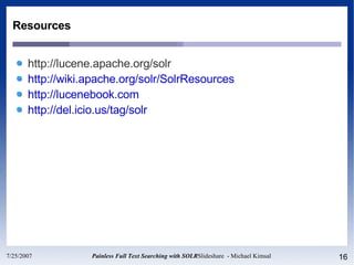 Solr Presentation5 | PPT