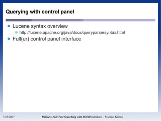 Solr Presentation5 | PPT