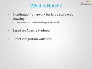 Friends of Solr - Nutch & HDFS | PDF