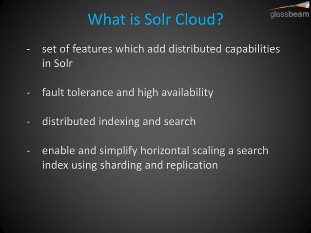 Scaling search with SolrCloud | PPT
