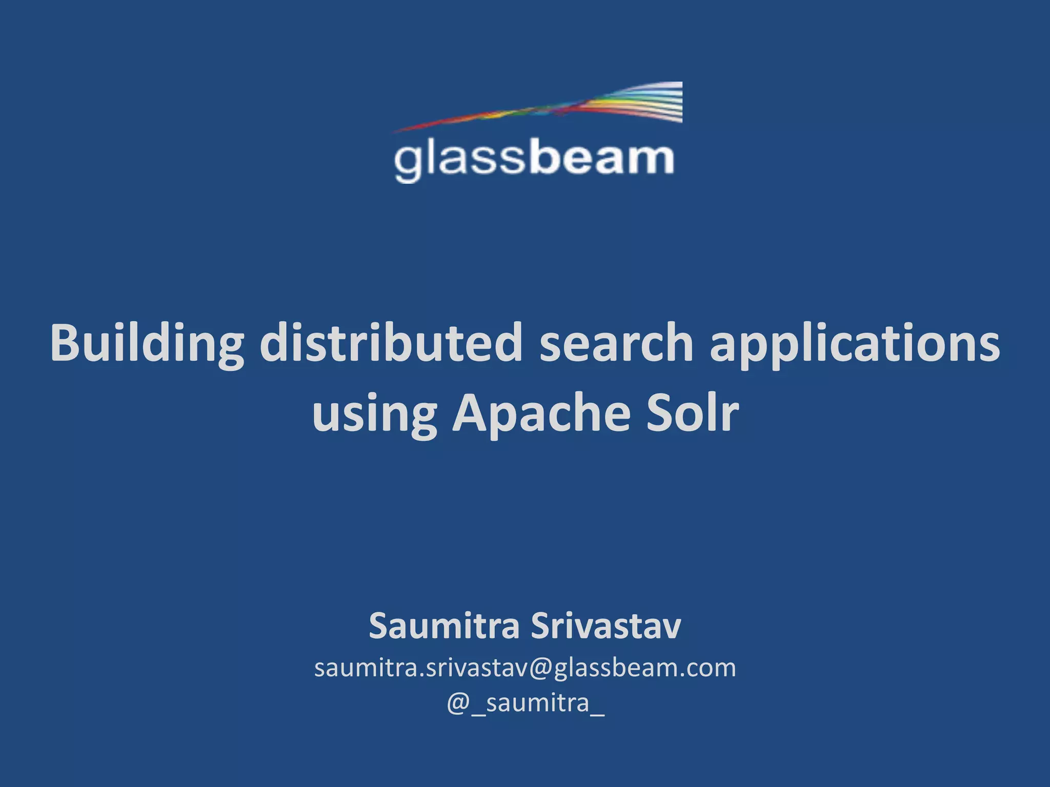 Apache Solr Workshop Ppt 