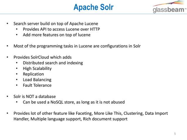 Apache Solr Workshop | PPTX | Databases | Computer Software and Applications
