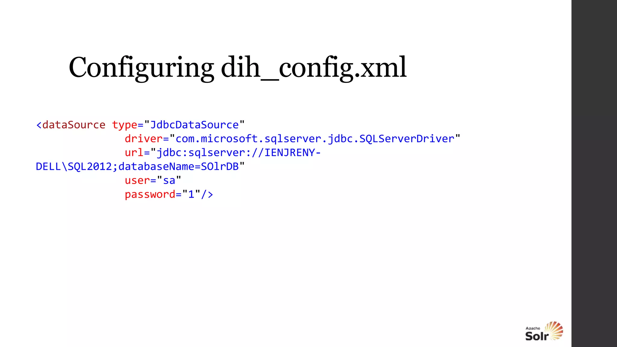 Solr04 example - Index Database Table | PPT