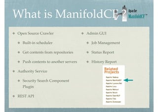 Solr and ManifoldCF | PDF