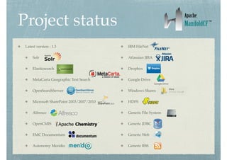 Solr and ManifoldCF | PDF
