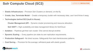 Solr Compute Cloud - An Elastic SolrCloud Infrastructure | PPT
