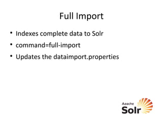 Solr data importhandler | PPT | Free Download