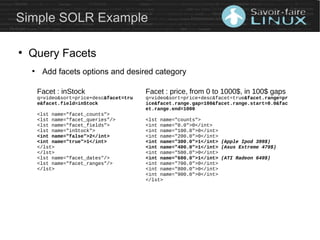 Solr features | ODP | Search | Internet