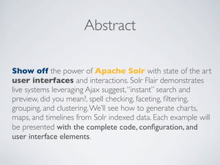 Solr Flair | PPT