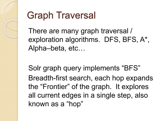 Solr 6.0 Graph Query Overview | PPT