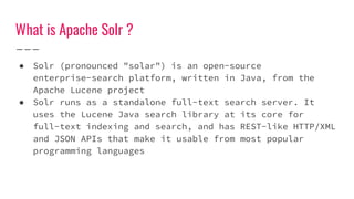 Solr 8 interview | PPT