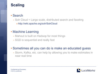 Leveraging Solr and Mahout | PPT