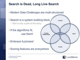 Leveraging Solr and Mahout | PPTX