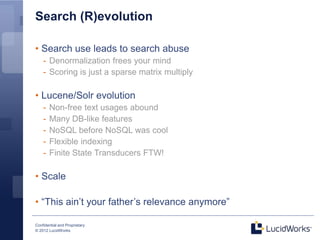 Leveraging Solr and Mahout | PPT