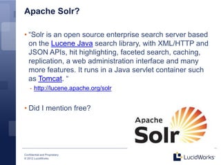 Leveraging Solr and Mahout | PPT