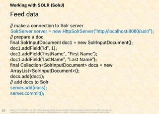 Solr introduction | PPTX | Search | Internet