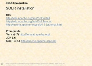 Solr introduction | PPTX | Search | Internet