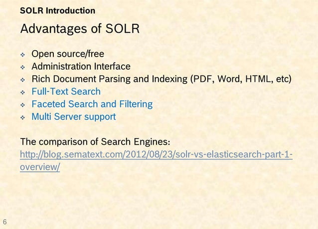 Solr introduction | PPT