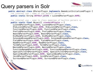 Solr Query Parsing | PPT