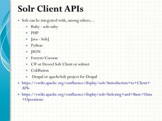 Introduction to Solr | PPT
