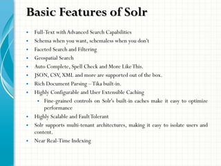 Introduction to Solr | PPT