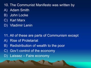 Capitalism Socialism and Communism | PPT