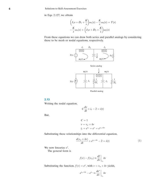 Solution of skill Assessment Control Systems Engineering By Norman S ...