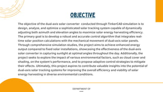 Solstice Navigator Arduino-driven Dual Axis Solar Tracker using LDR and Servo Motors.pptx