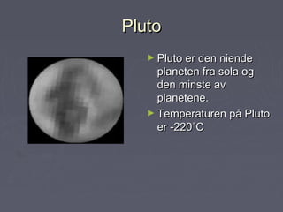 Solsystemet | PPT