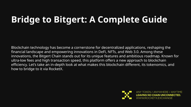 🚀 Discover the Future of Blockchain with Bitgert! 🌟 | PPT