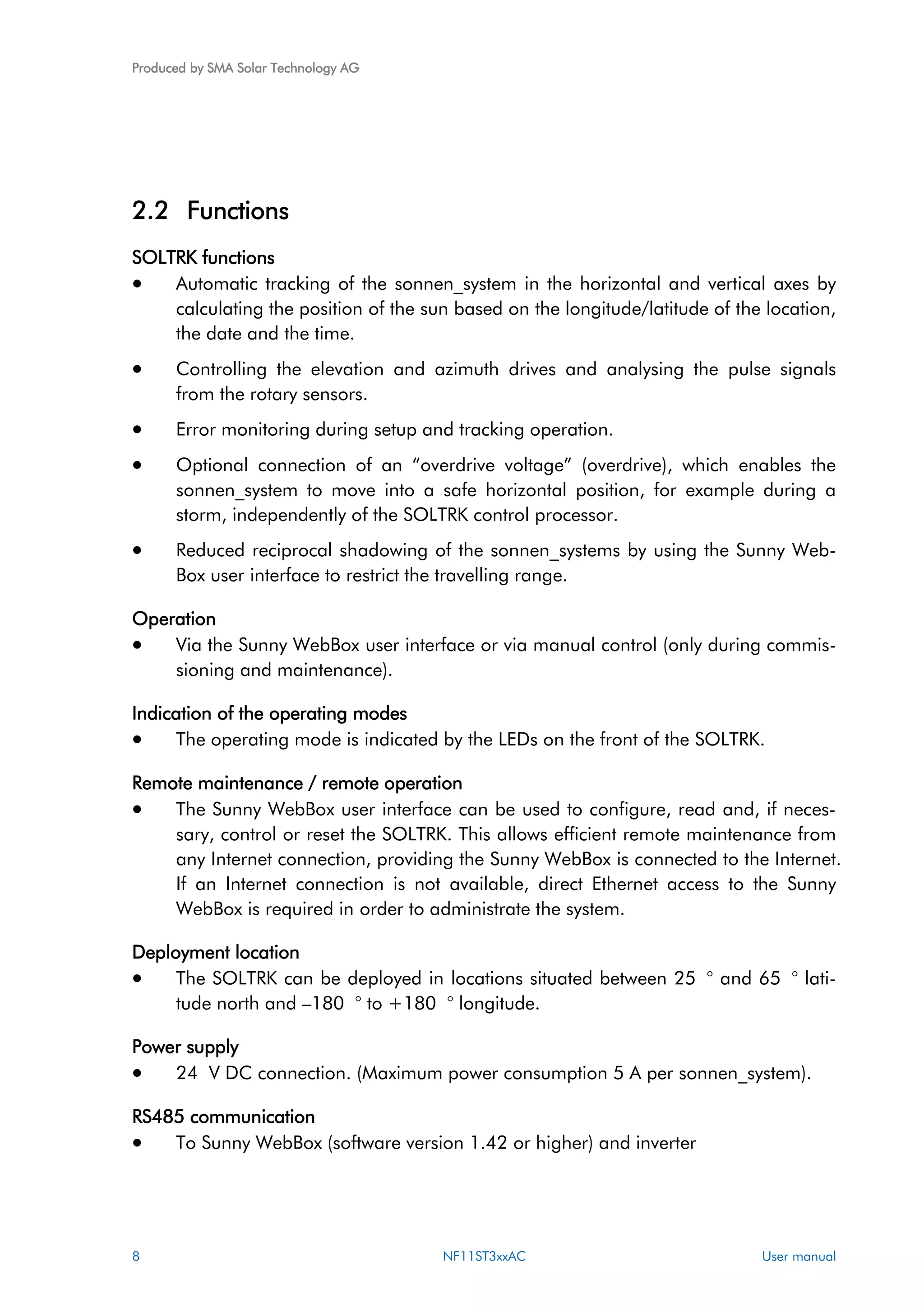 SolTrK_data_sheet solar control | PDF