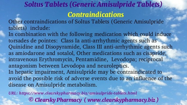 Soltus Tablets (Generic Amisulpride Tablets) | PDF