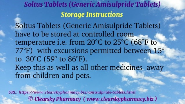 Soltus Tablets (Generic Amisulpride Tablets) | PDF