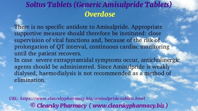 Soltus Tablets (Generic Amisulpride Tablets) | PDF