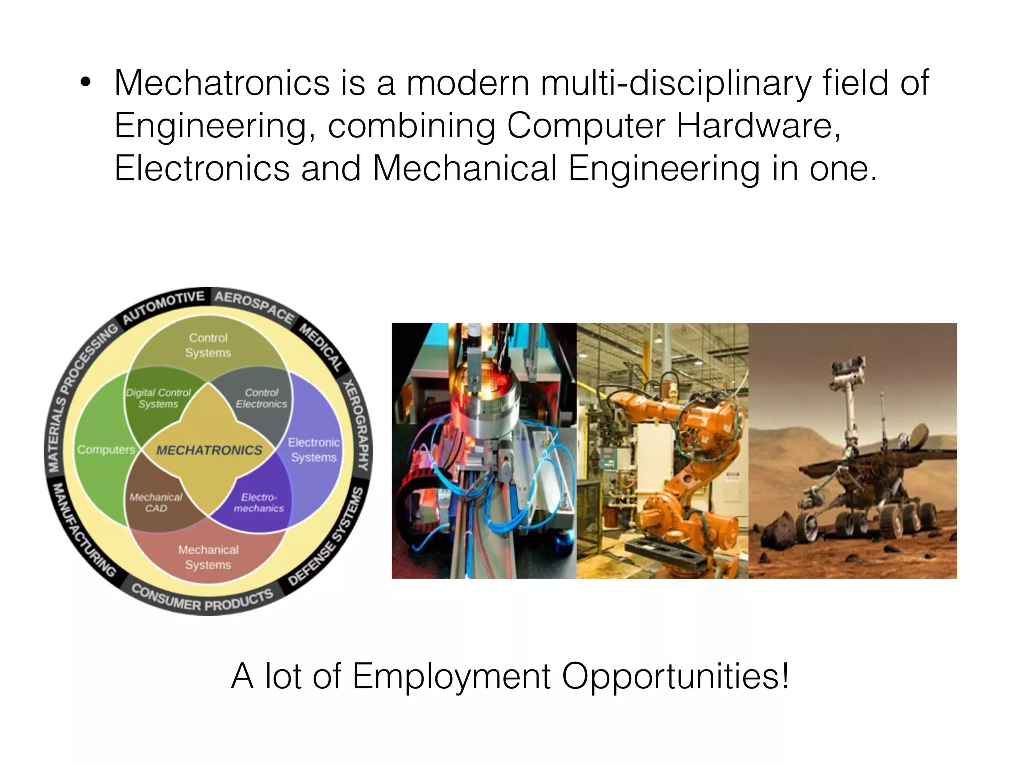 Mechatronics Engineering | PDF