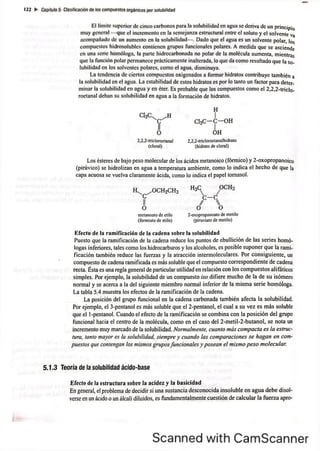 La solubilidad en los compuestos orgánicos | PDF