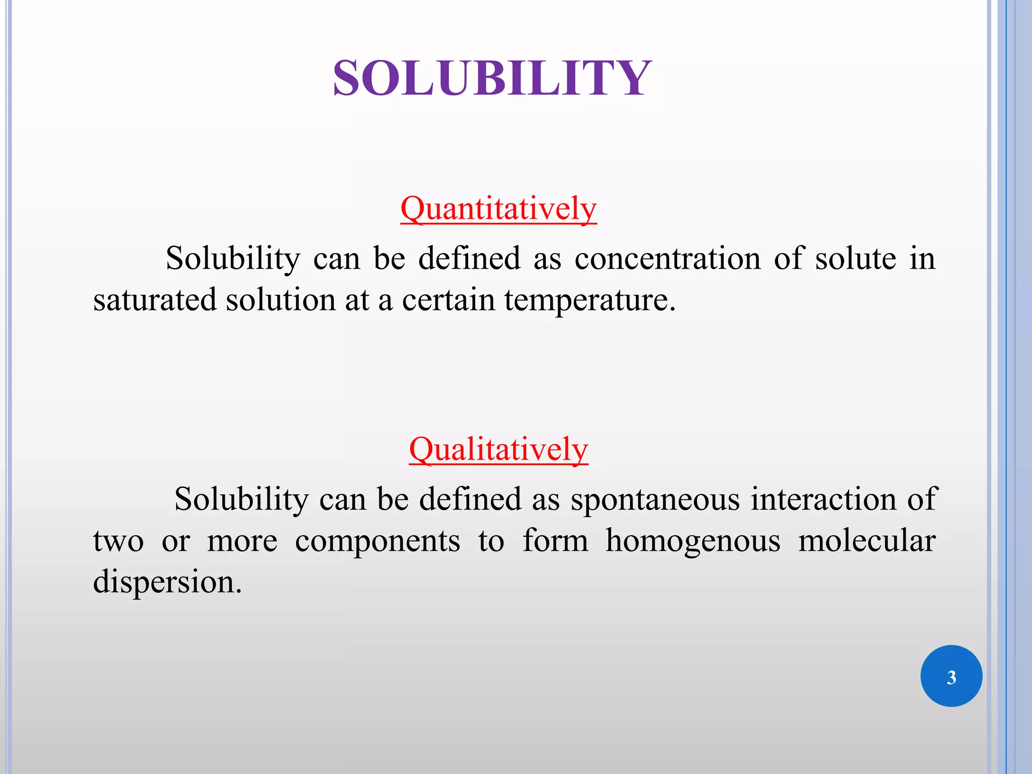 Solubility Introduction, Types of Solutions, Solubility Expressions ...