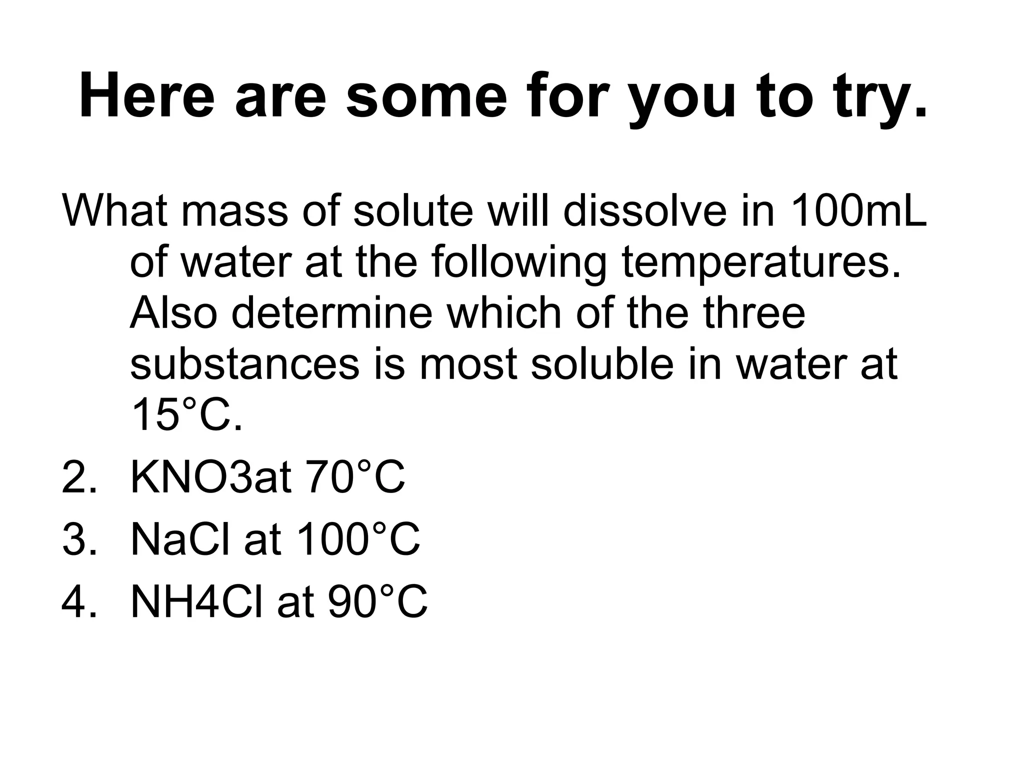 Solubility | PPT