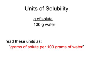 Solubility | PPT | Chemistry | Science