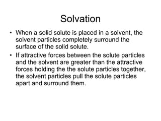 Solubility | PPT | Chemistry | Science
