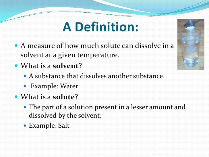 Solubility Examples Ksp Solubility Product Constant Molar Solubility